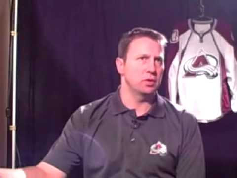 Avs Coach Joe Sacco at Training Camp 2010