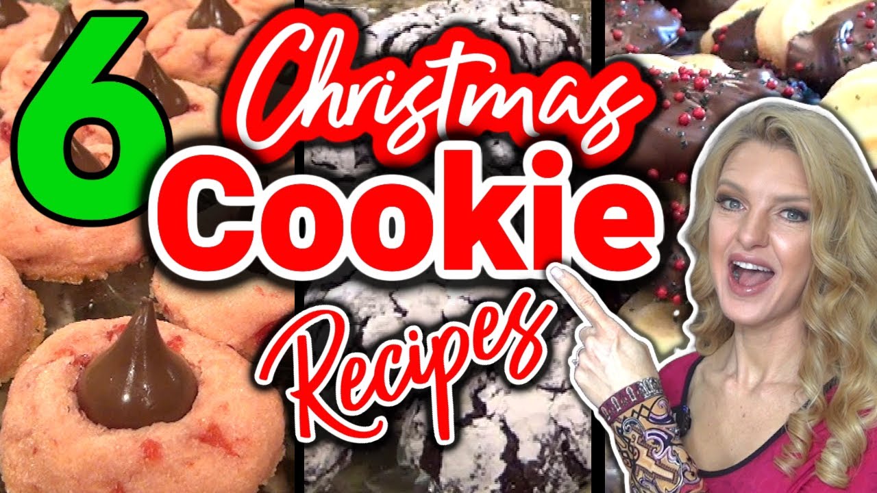 6 Amazing CHRISTMAS COOKIE RECIPES you MUST TRY! | Easy COOKIES for CHRISTMAS!