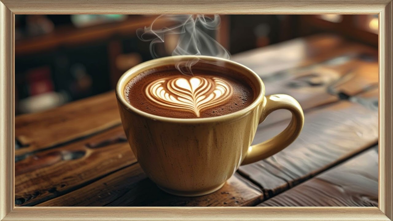 Cup of Coffee - TV Art - 4K - Screensaver - Wallpaper - Frame Art