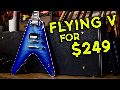 Firefly FFLV 2022 - Blue Burst, Wolfman inlays, Flying Vee | Reverb
