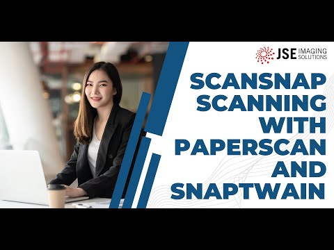 Scanning with ScanSnap Scanner and PaperScan using the SnapTwain TWAIN driver