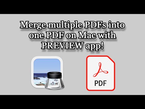 How to Combine Multiple PDFs into One PDF on Mac With The Preview App | Merge Multiple PDFs EASILY