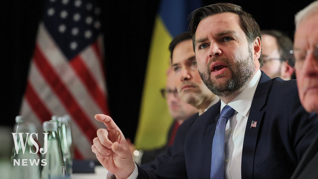JD Vance Criticizes Europe Over Free Speech, Mass Immigration | WSJ News