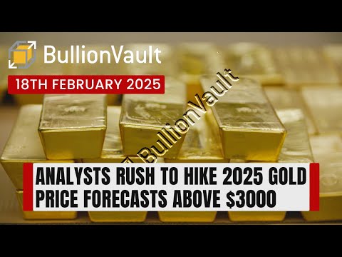 Analysts Rush to Hike 2025 Gold Price Forecasts Above $3000
