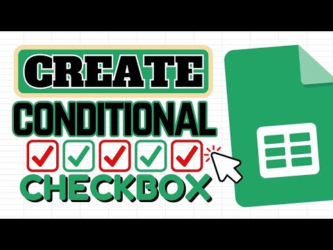 Create a Conditional Checkbox in Google Sheets (IF Function)