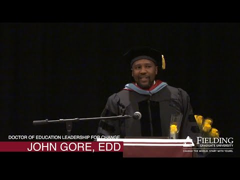 Doctor of Education in #Leadership for Change | John Gore, EdD | #EdD | Fielding Stories