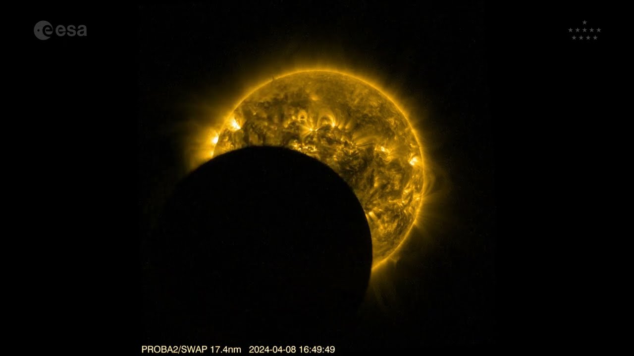 Proba-2 Satellite Sees the Moon Eclipse the Sun