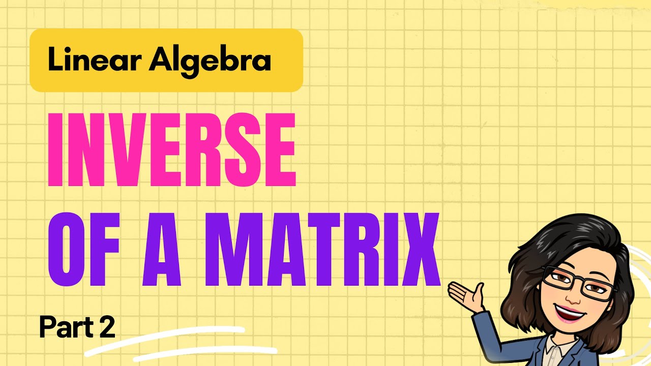 Linear Algebra Lecture 9 | Using Elementary Matrices to find the Inverse of a Matrix