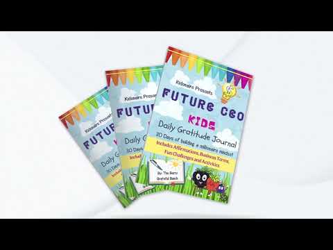 Kidonaire Kids Daily Gratitude Journal