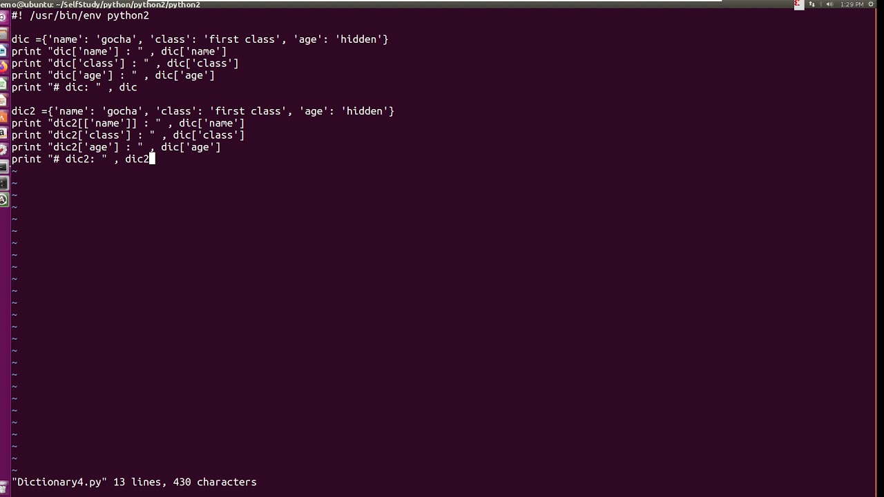 python2 dictionary TypeError unhashable type list