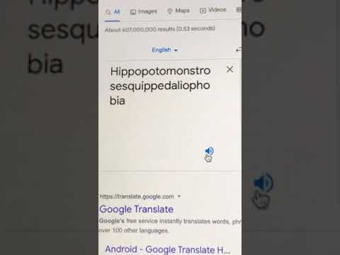 How to say hippopotomonstrosesquippedaliophobia