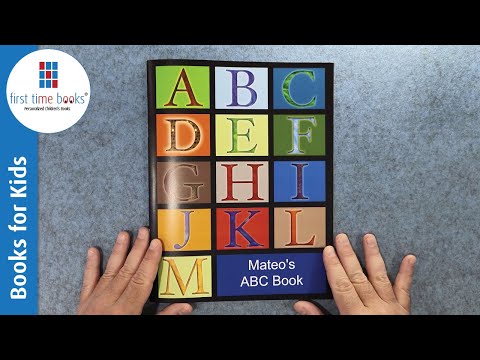 Mateo's ABC Book - Personalized Children's Books - First Time Books