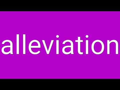 Alleviation Definition & Meaning