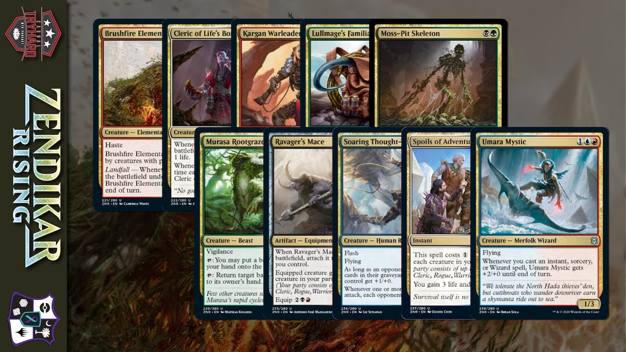 Zendikar Rising - Signpost Uncommons & Draft Archetypes - Featuring Casual Try Hard MTG