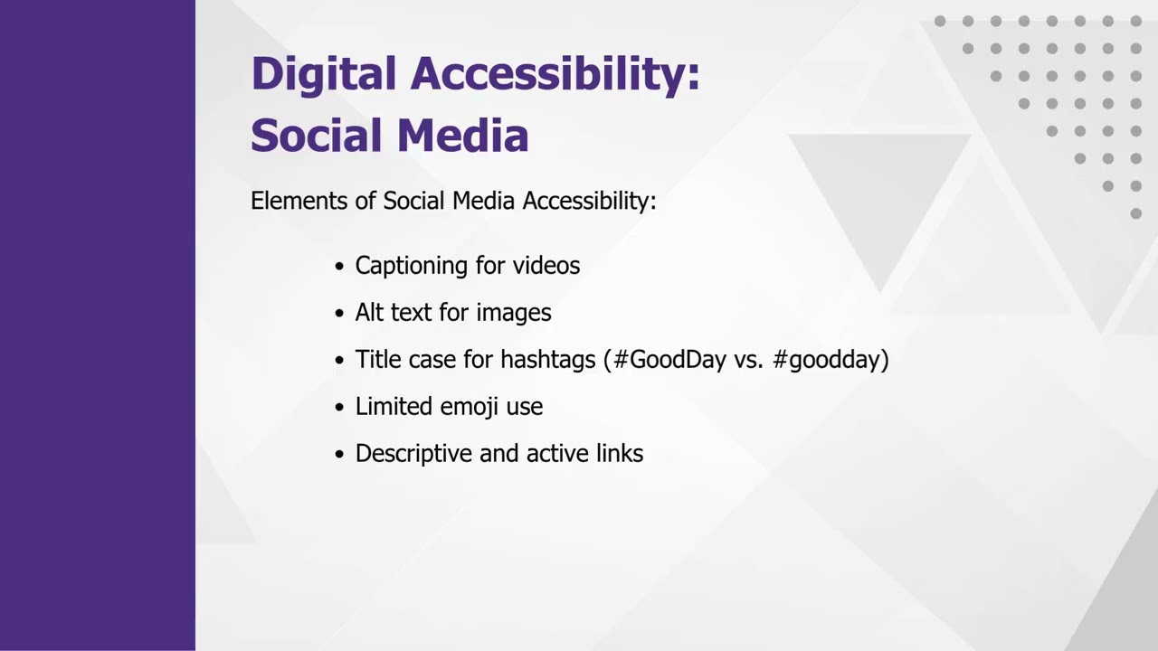 OARS Digital Accessibility Training