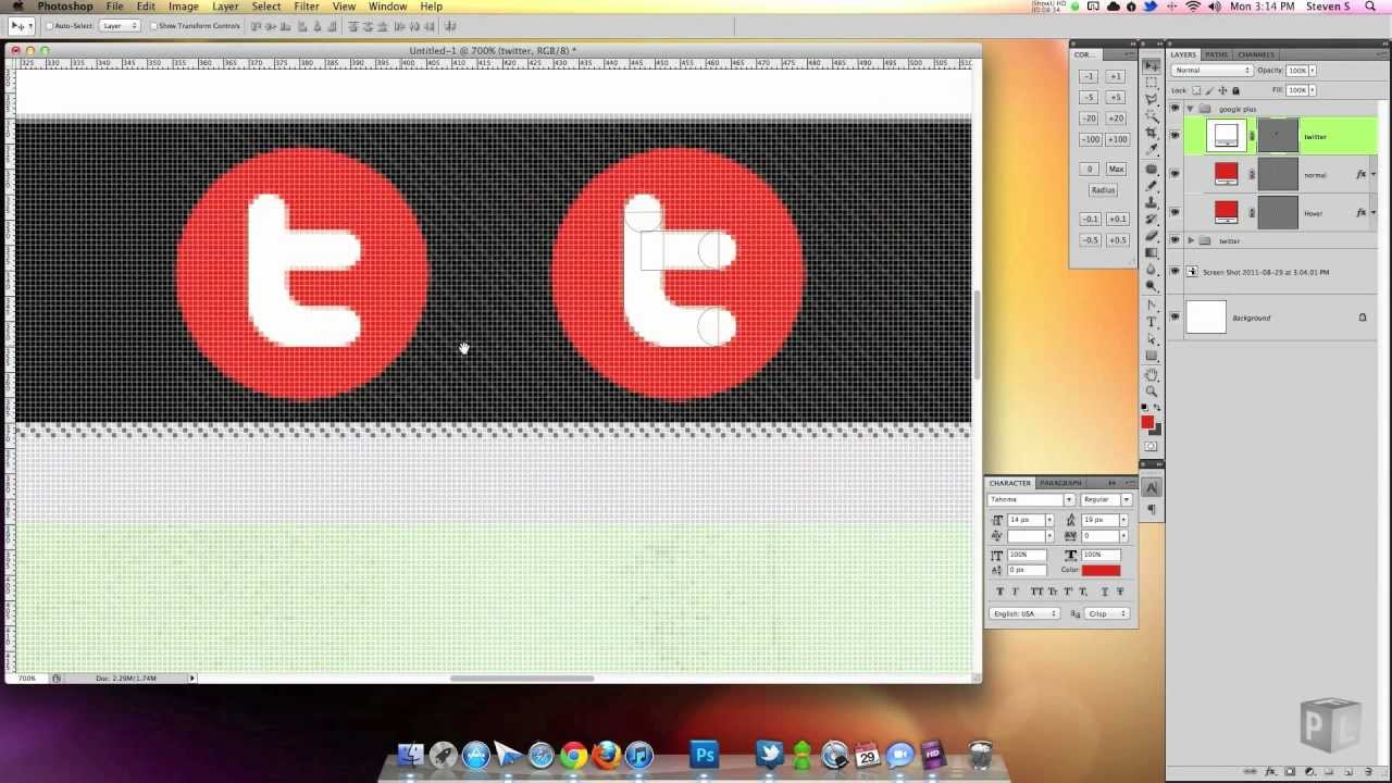 Creating simple Social Media Icons