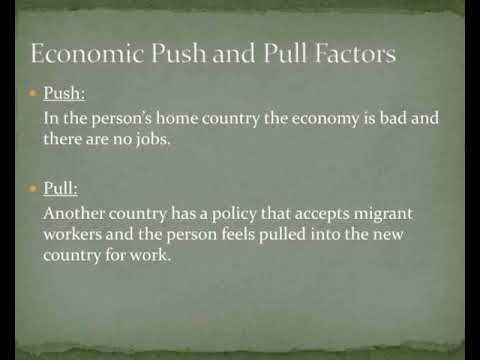 push and pull factors