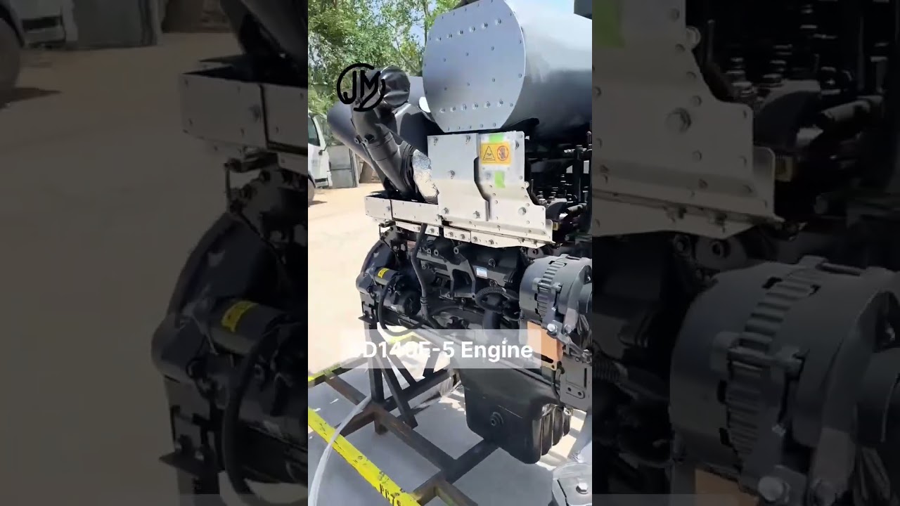 🚜 Komatsu 6D140E Engine – Powerful and durable power for construction machinery 🚜#engine #engineer