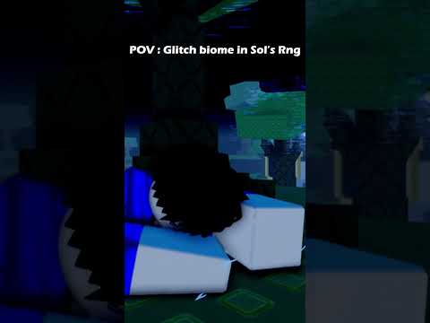 Glitch biome in Sol's RNG | Roblox animation