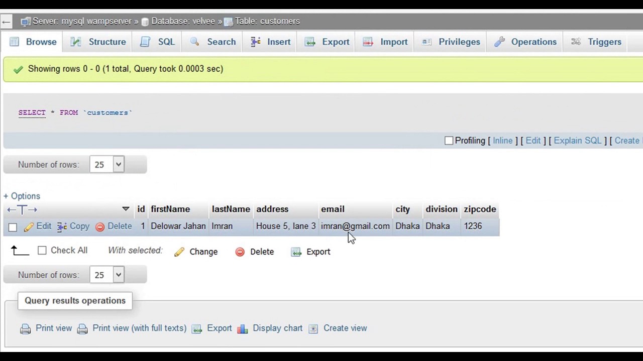SQL Queries With PhpMyAdmin Insert Data Part 04
