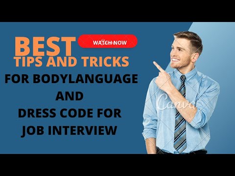 importance of bodylanguage and dress code in job interview in urdu | tips and tricks