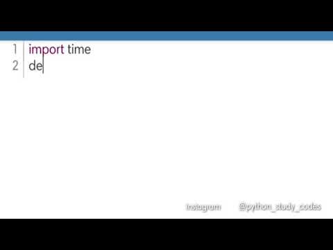 import time in python
