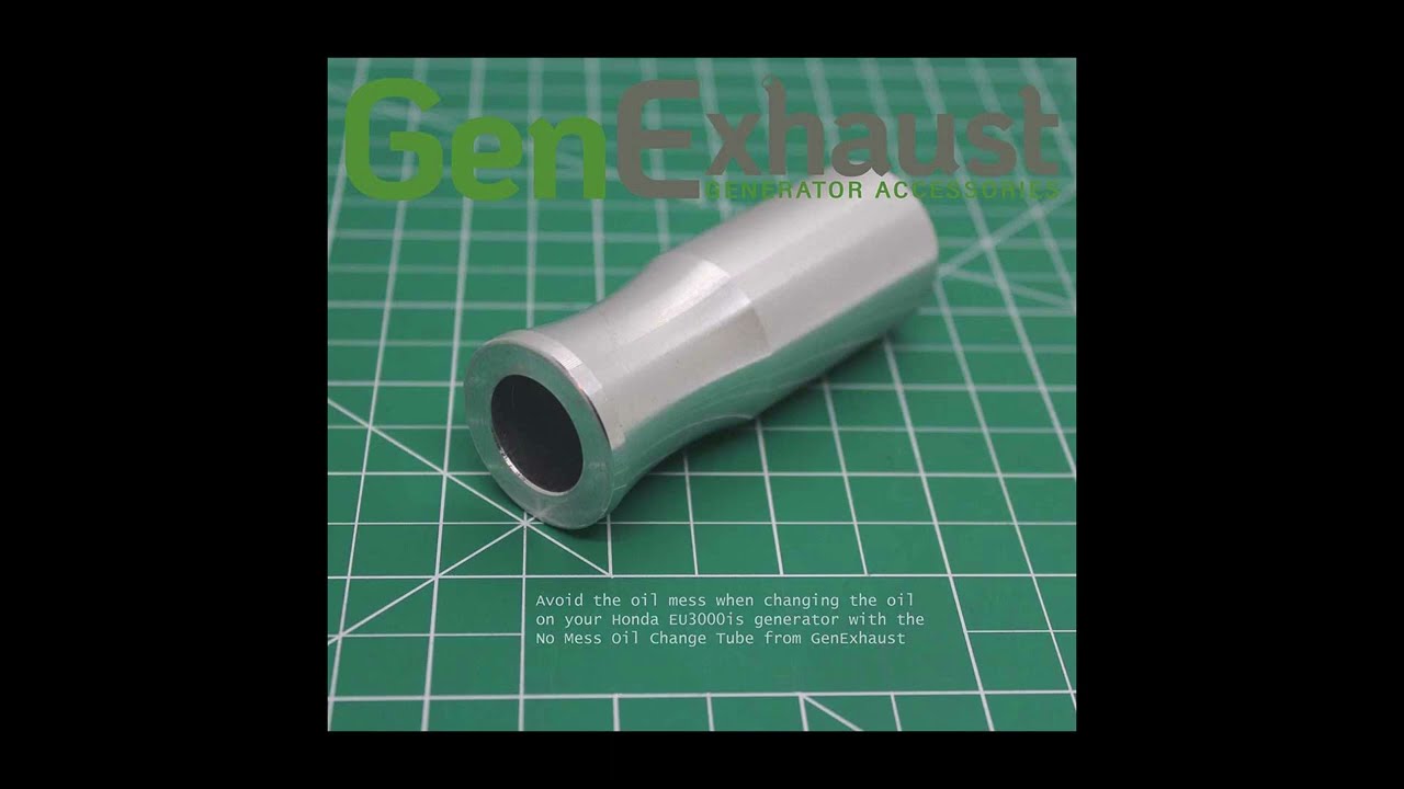 The No Mess Oil Drain Tube from GenExhaust for Honda EU3000iS