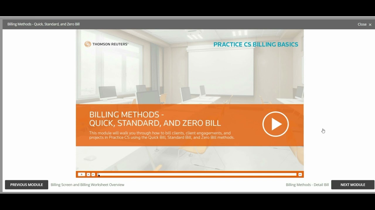 Practice CS Billing Basics
