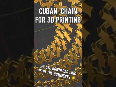 📿 cuban chain v.2・ STL File for 3D printing・Cults