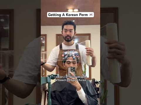 The best hair salon for men’s perm in Korea 🙌🏻