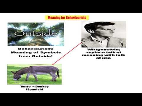 8 Meaning for Behaviourists