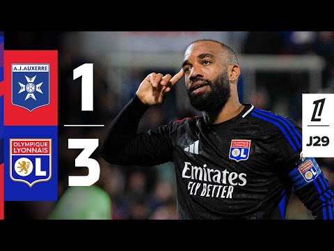 Auxerre - Lyon : résumé vidéo du match. Victoire de l'OL (1 - 3)