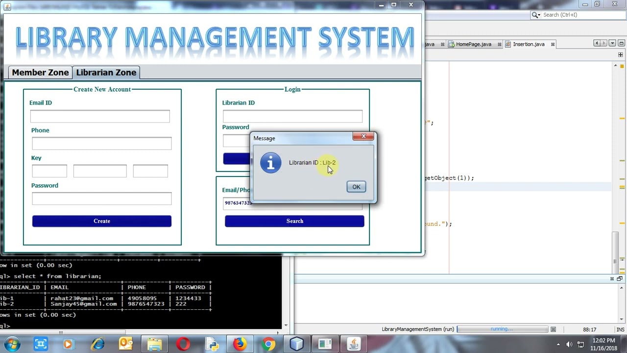 Library Management | Video 5 | Java Applets