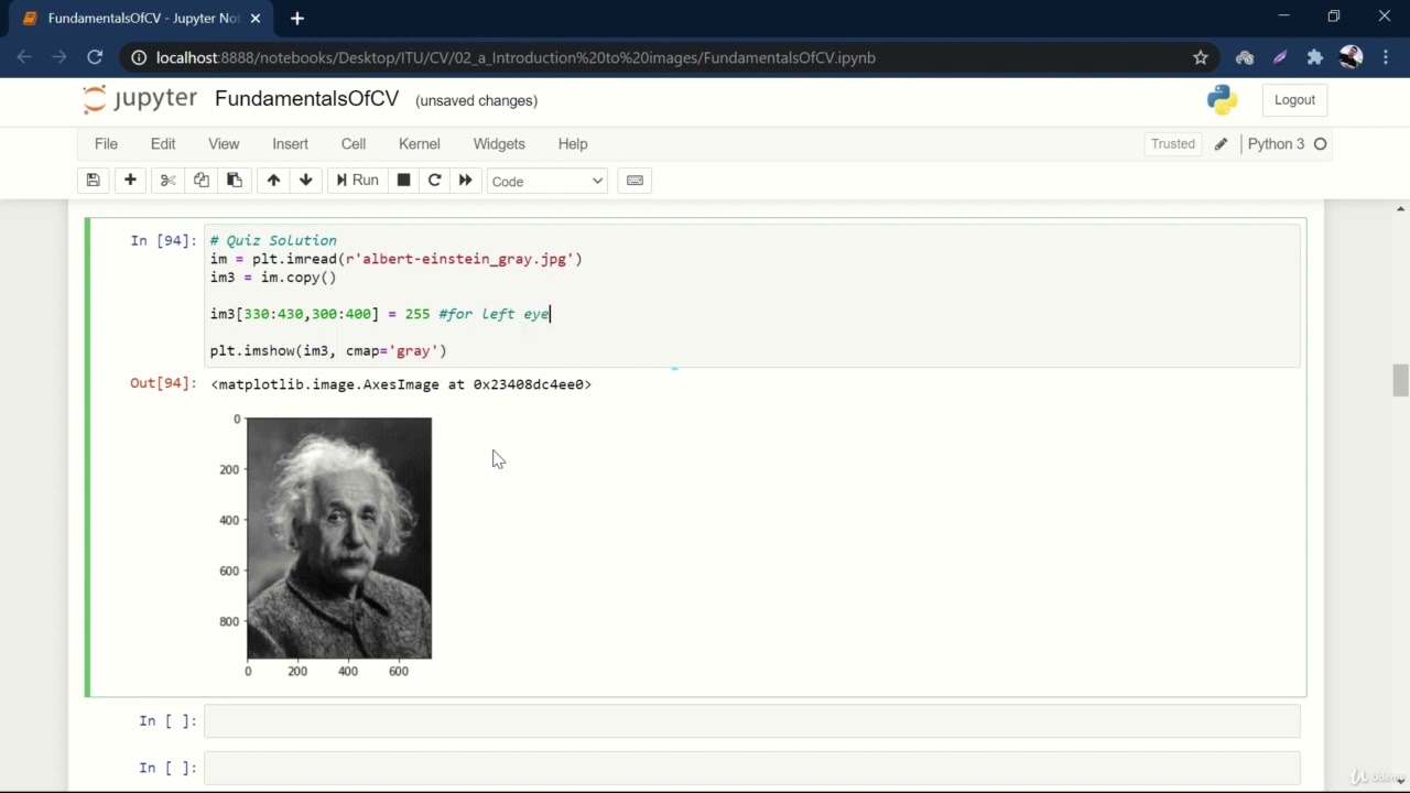 017 SolutionReading, Manipulating and Saving Grayscale Image using Matplotlib Python