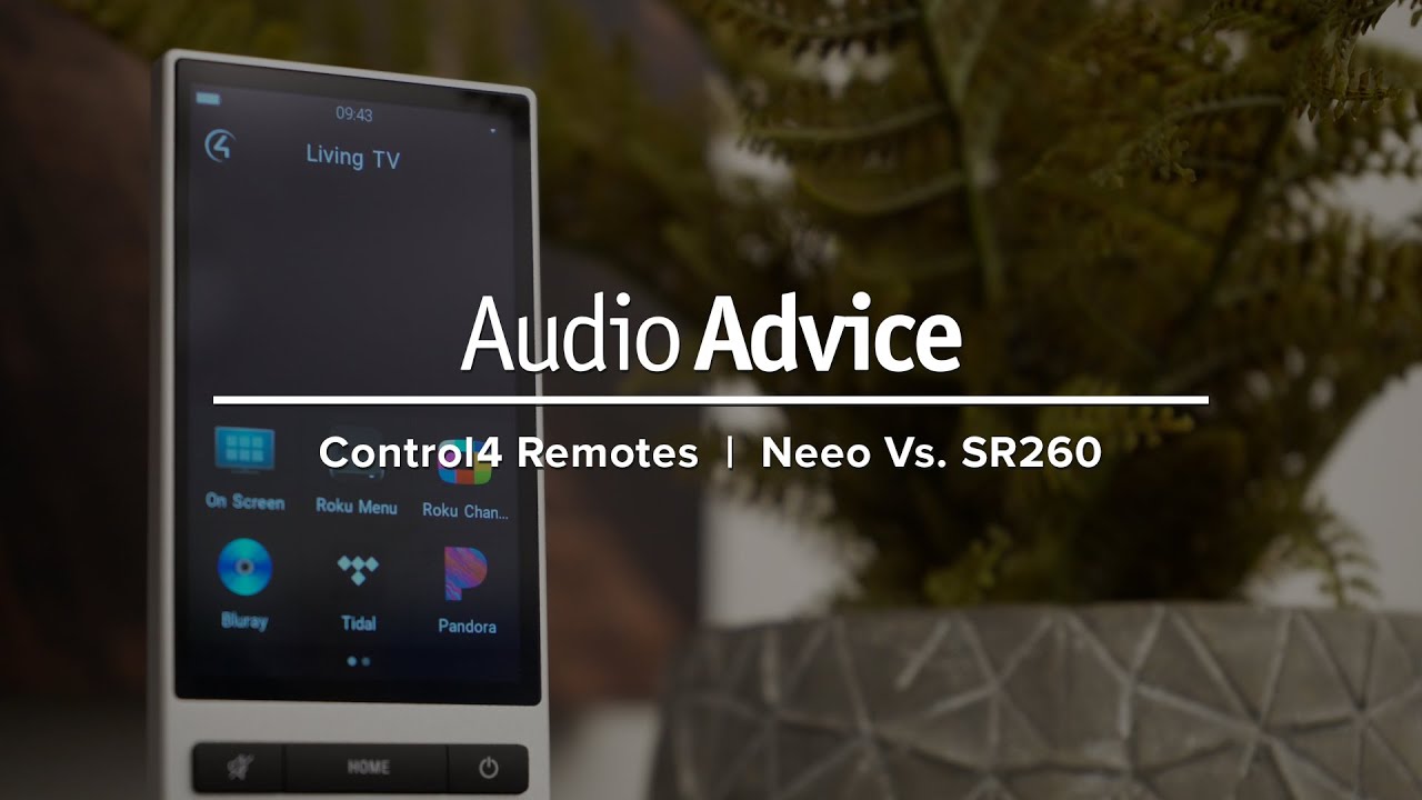 Control4 Neeo Remote Vs. Control4 SR-260 Remote