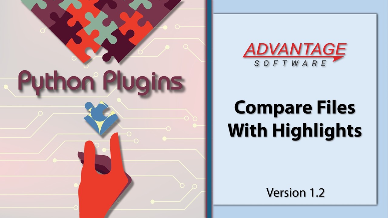 Python Plugins - Compare Files with Highlights version 1.2