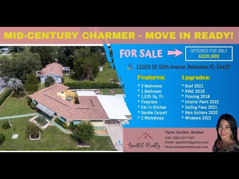 11029 SE 55th Ave. Belleview, FL 34420 | $215,000 | Guillot Realty