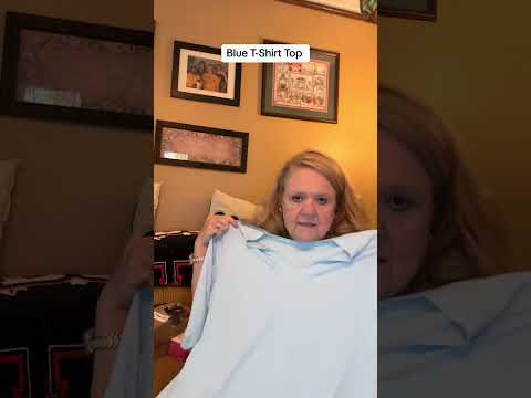 Elevate Your Style with This Luxe Blue Short Sleeve Top! #ClassyTShirt