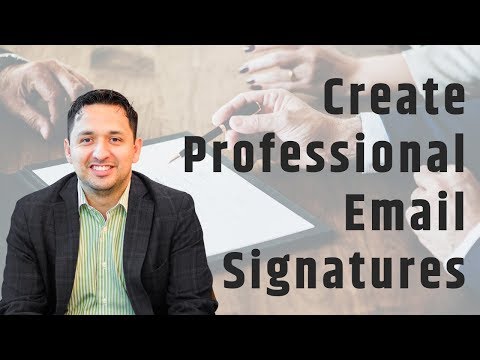 The Easiest FREE Way To Create Professional Email Signatures