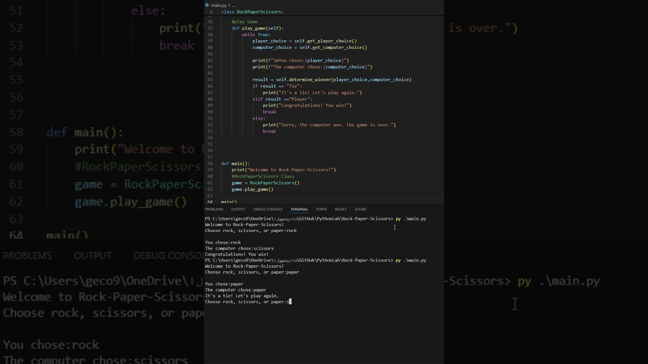 Rock-Paper-Scissors in Python | Build and Play Against a Computer!