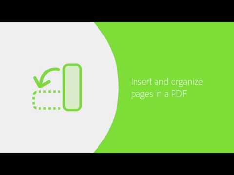 Add and organize pages in a PDF | Adobe Acrobat