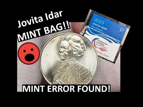 Mint Error Found! Jovita Idar 2023 Quarter Mint Bag opening!