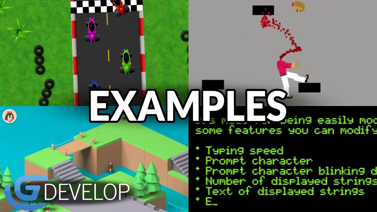 GDevelop 5 Examples