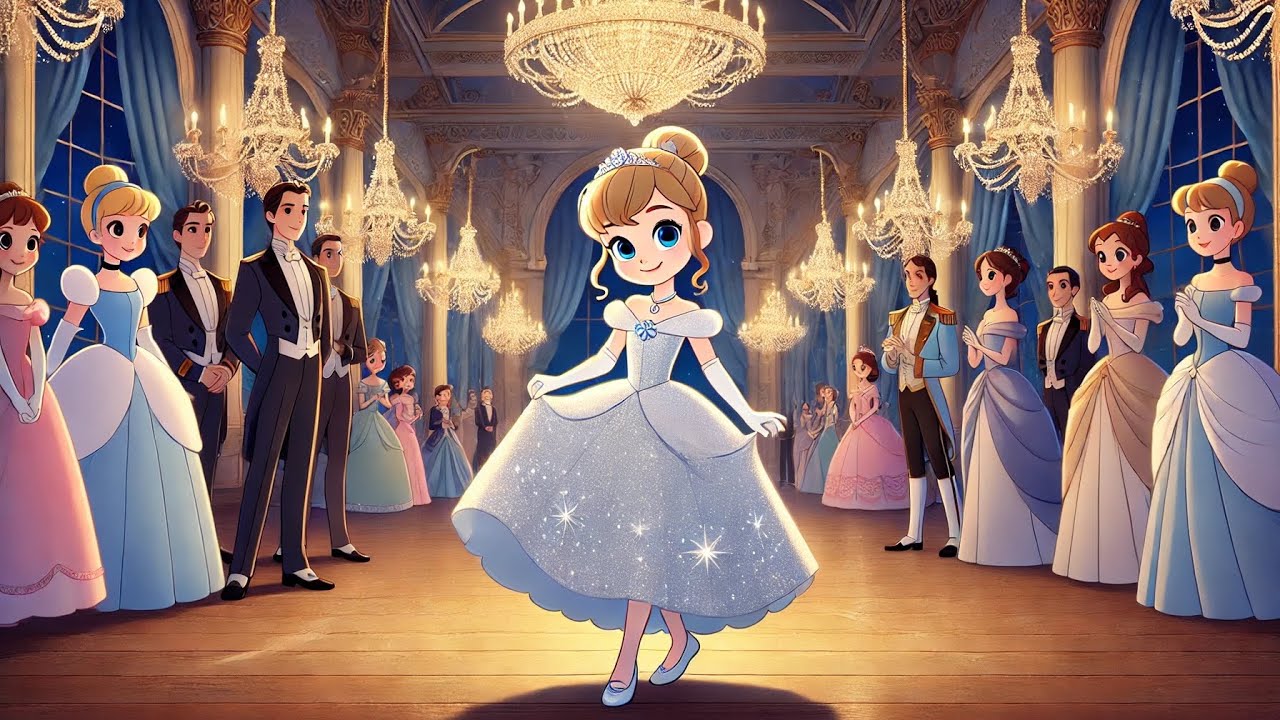 Cinderella | Story for Kids | KRISHVN #toddlers #nightstory