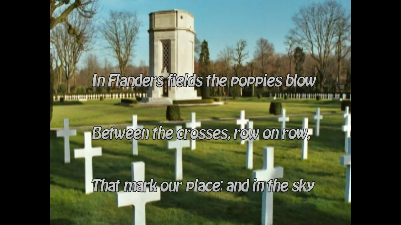 In Flanders Fields - Song and Slideshow