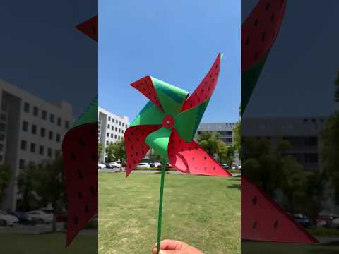 Discover a Simple and Beautiful Paper Windmill Tutorial! Perfect for Parent-Child Crafting, DIY