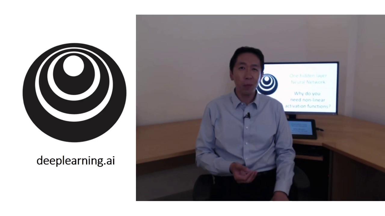 Why Non-linear Activation Functions (C1W3L07)