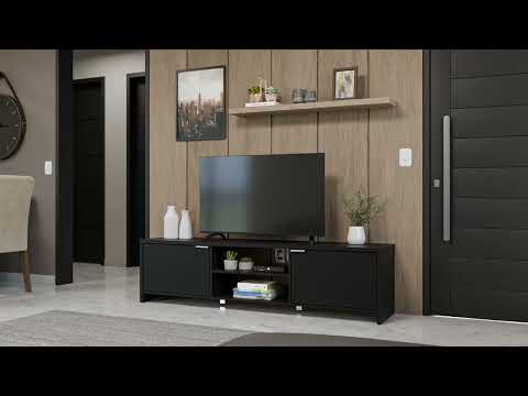 Madesa TV Stand Large Media Console with Cable Management