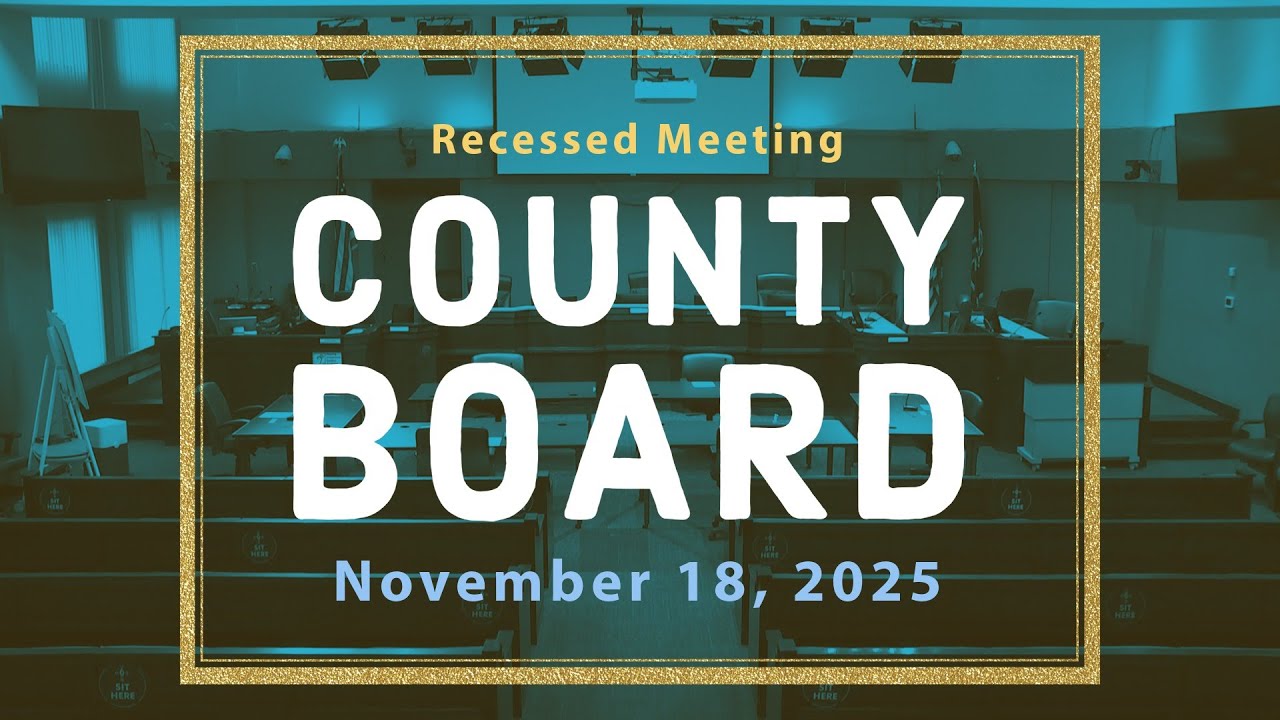 Arlington County Board Recessed Meeting | November 18, 2025