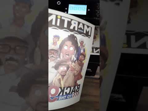 Converted WF-7840 into a sublimation printer, test print and press
